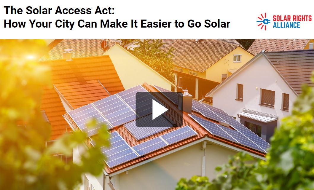 Call your Mayor to make it easier to go solar in your town!