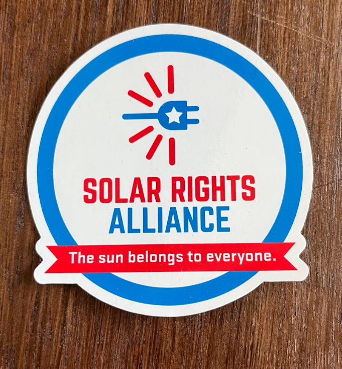 Solar Rights Sticker - Solar Rights Alliance