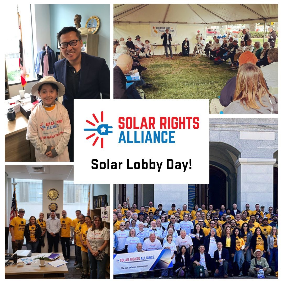 Solar Lobby Day: 350 solar supporters went to the State Capitol to defend rooftop solar - Solar ...
